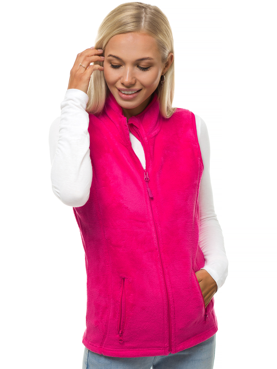 Chaleco de mujer rosa OZONEE JS/HH003/45Z | OZONEE
