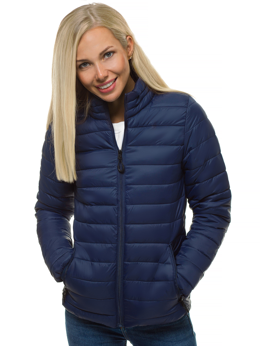 Chaqueta de mujer azul marino OZONEE JB/JP1141Z | OZONEE