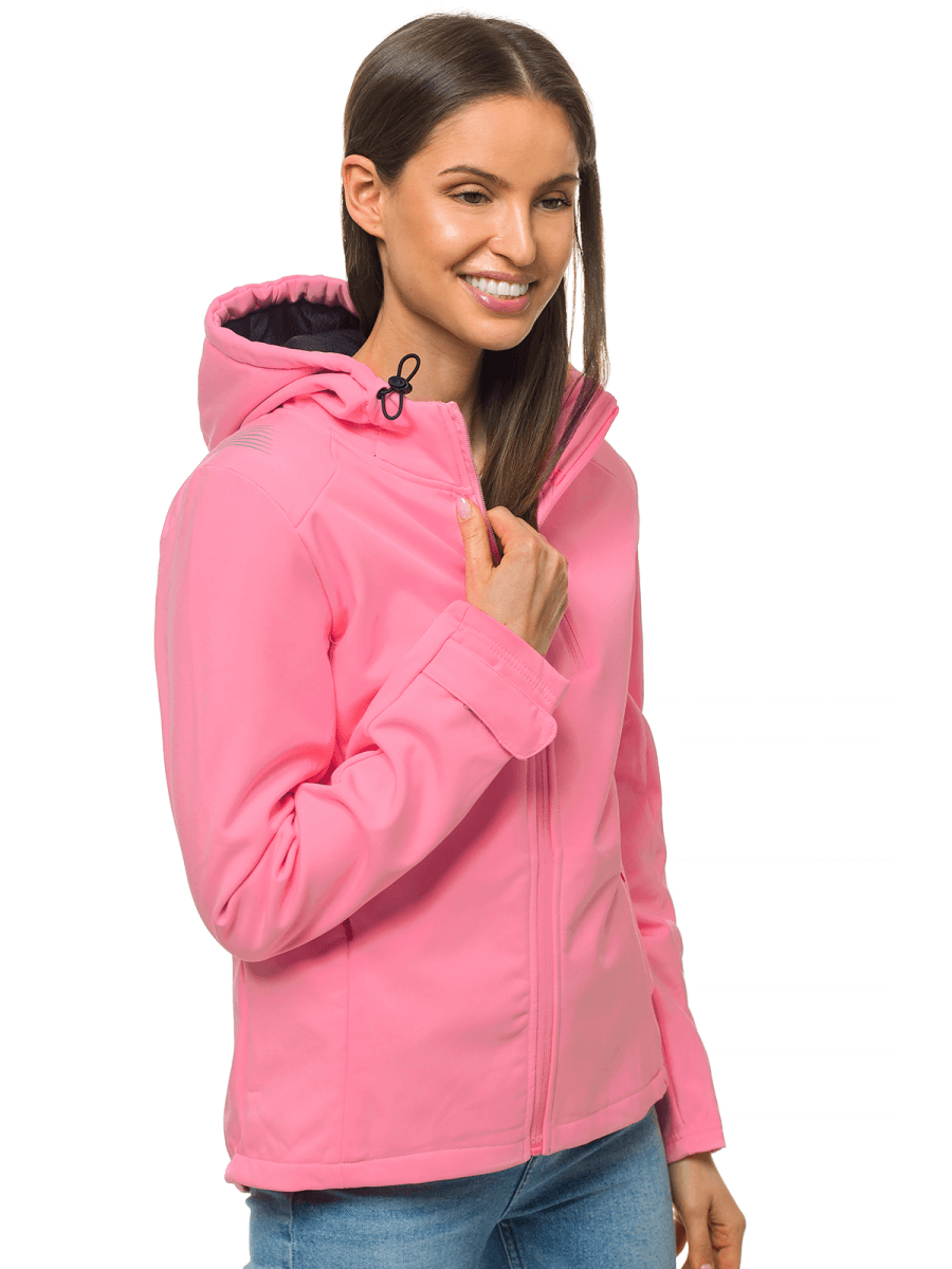 Chaqueta de mujer rosa claro OZONEE JS/KSW6003 | OZONEE
