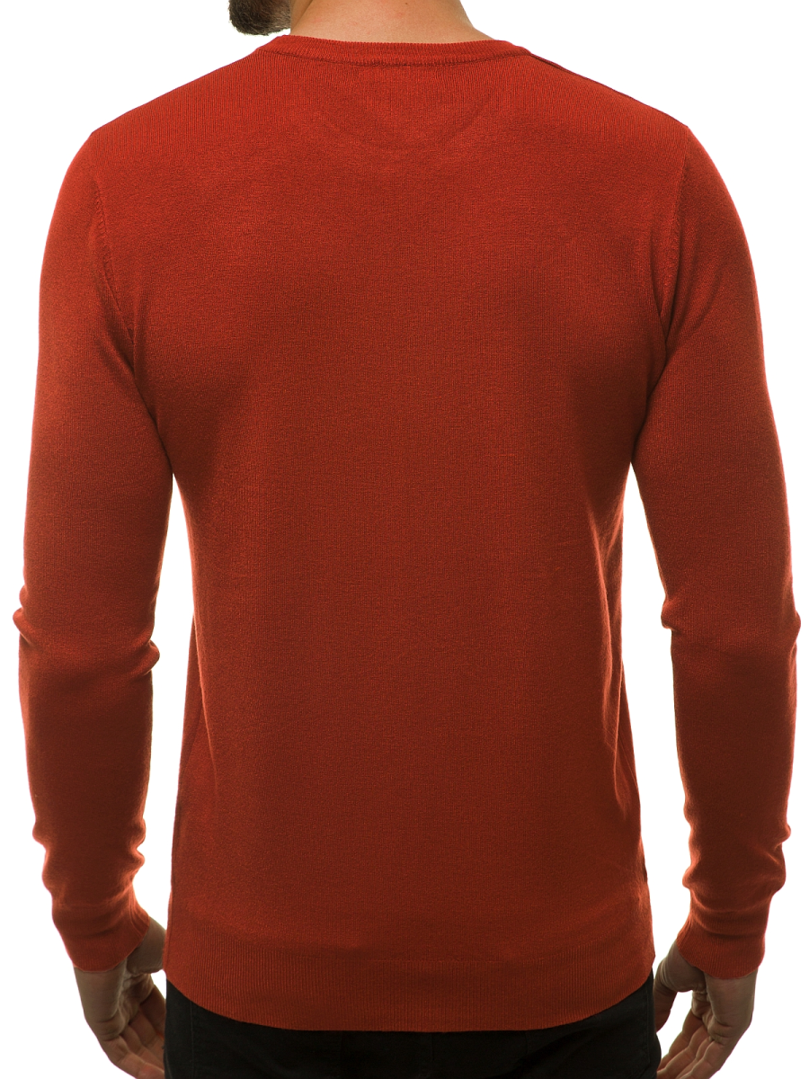 Jersey de hombre camel oscuro OZONEE TMK/YY01/10 | OZONEE